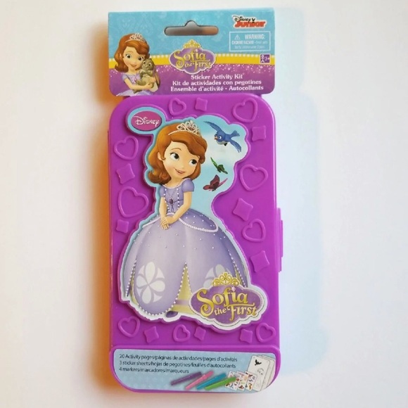 Disney | Accessories | Disney Sofia The First Activity Sticker Kit Box ...